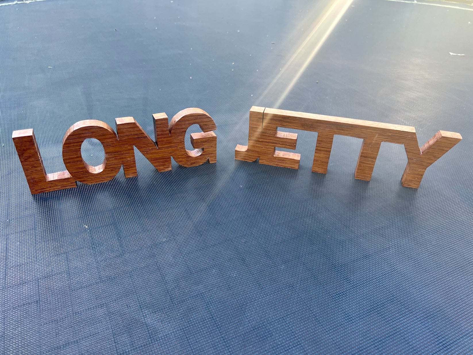 Custom 3D reclaimed timber sign – Houseoftierney