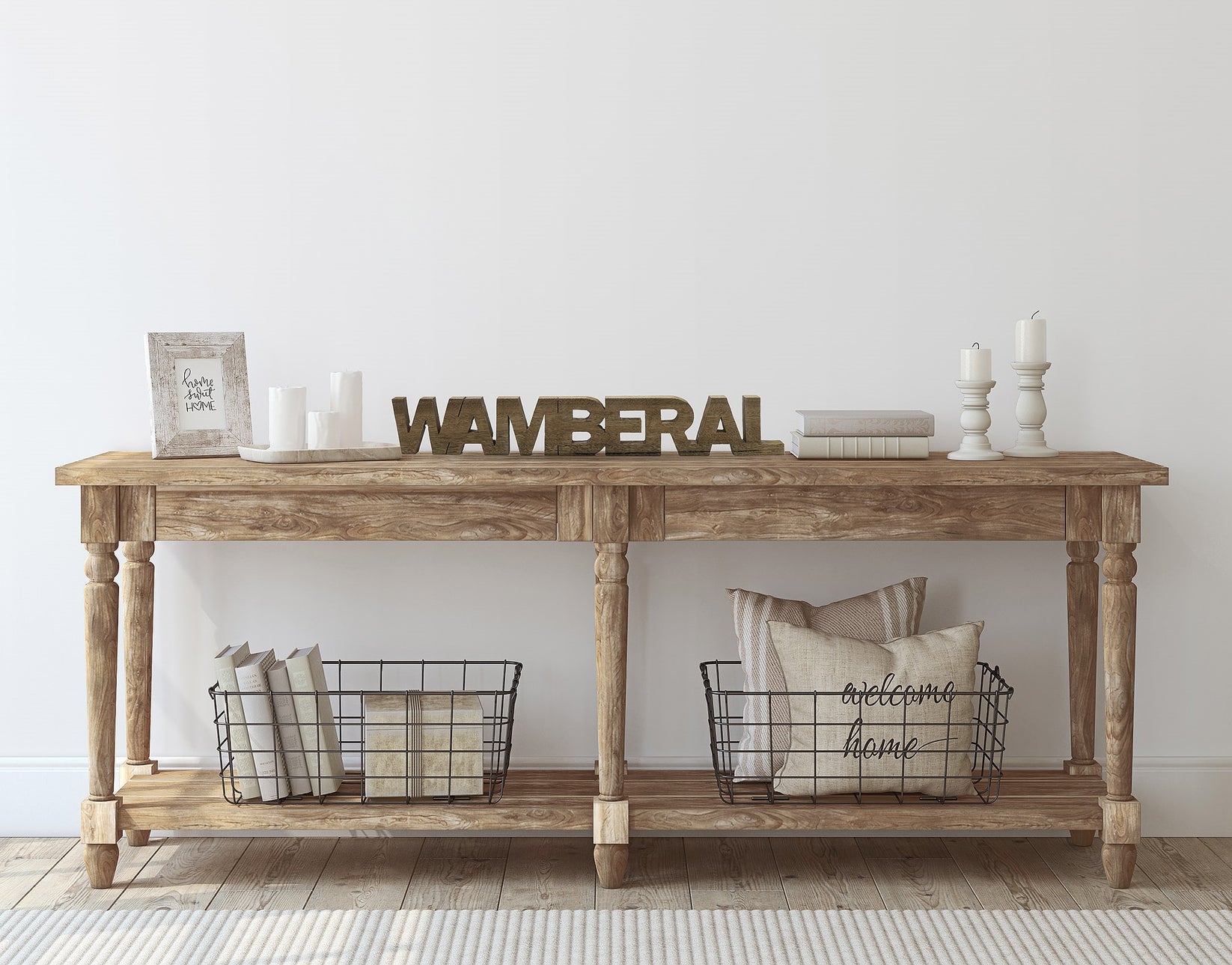 Custom 3D reclaimed timber sign – Houseoftierney